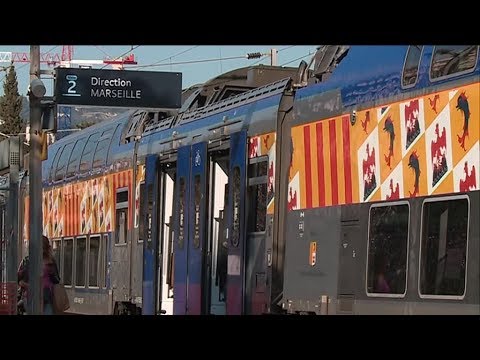 Travaux de modernisation de la gare de Nice Riquier - YouTube