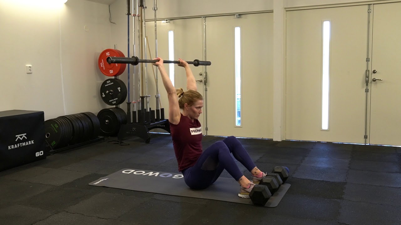 Turkish sit ups - YouTube