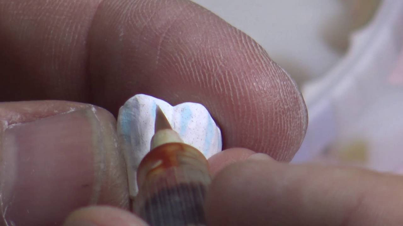 BIODEN - How to color posterior crown with ZIRCOS-E Color Liquids - YouTube