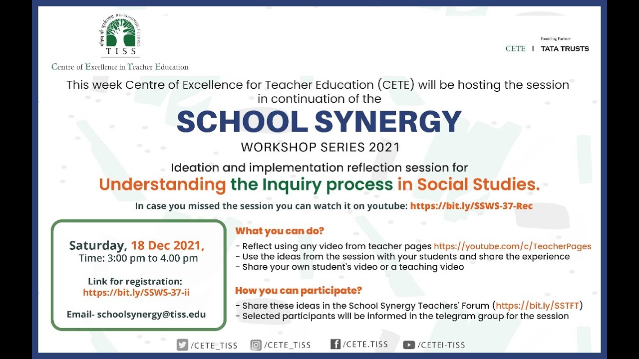 [School Synergy] Ideation & implementation reflection session | Dec 18 ...