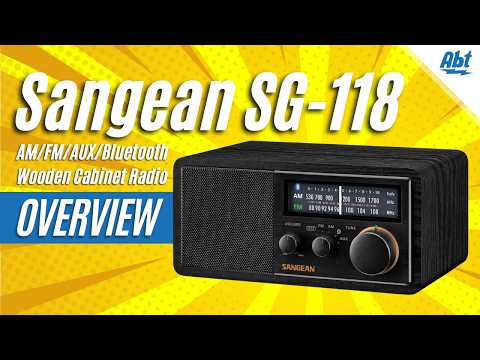 Sangean SG-118 Bluetooth AM/FM Radio