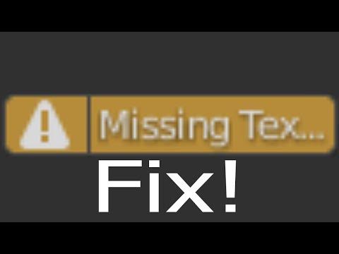 How to texture paint in blender/ fix missing textures detected alert - YouTube