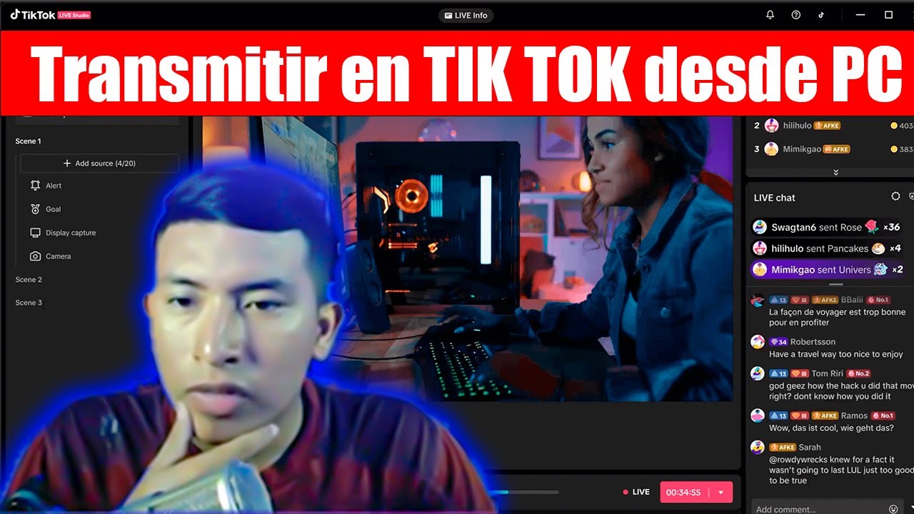 TUTORIAL PARA TRANSMITIR EN TIK TOK LIVE STUDIO DESDE PC - YouTube