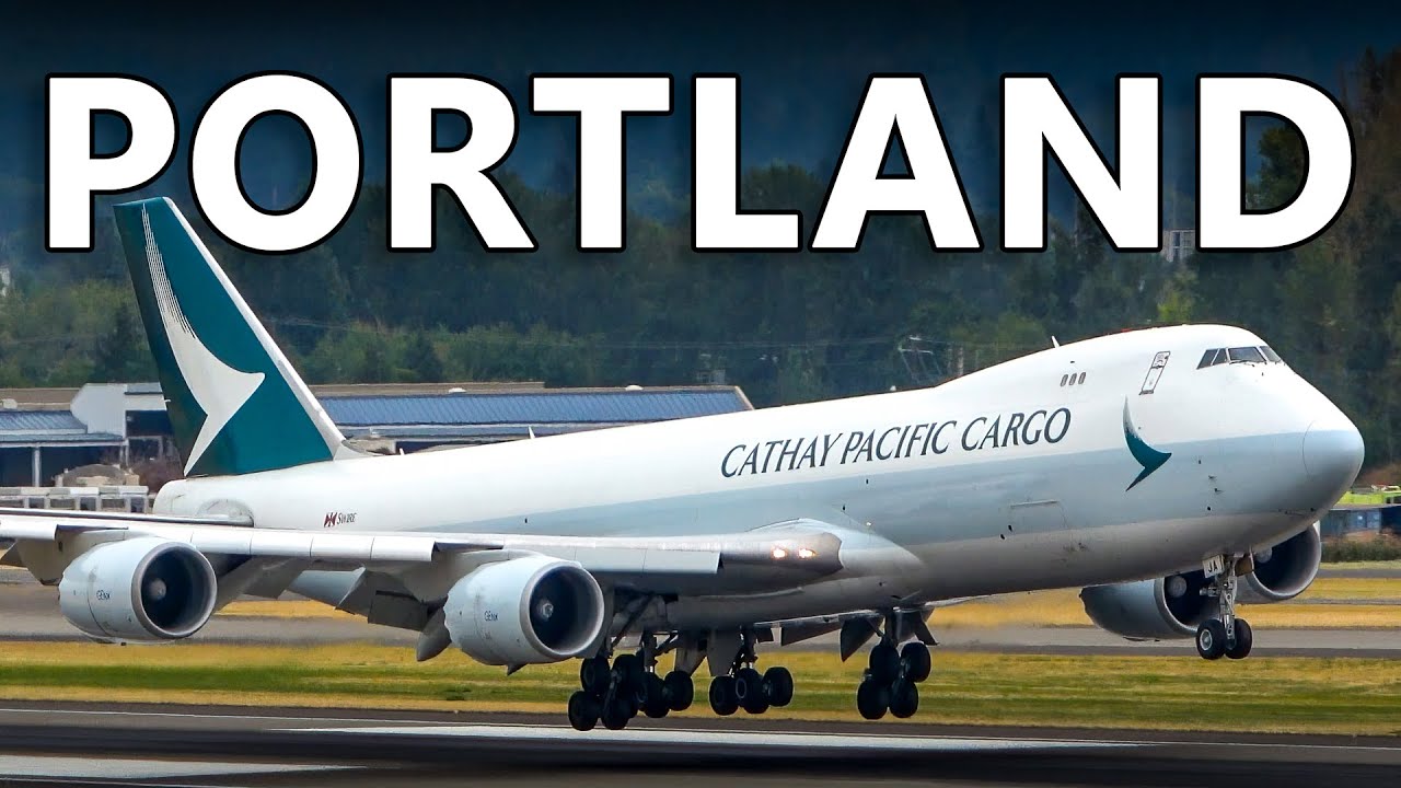 1 HOUR of Plane Spotting at PORTLAND INTERNATIONAL AIRPORT! (PDX/KPDX ...