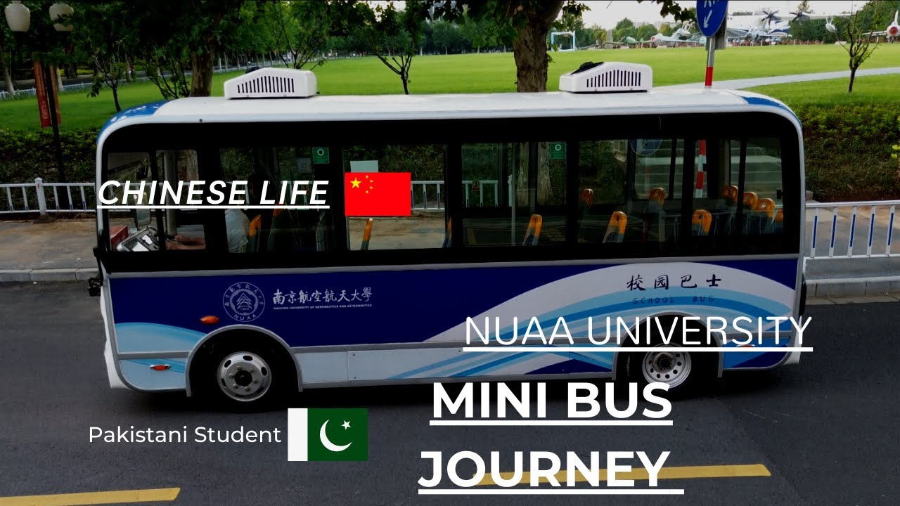 mini bus takes you on an exhilarating ride to explore the campus life ...