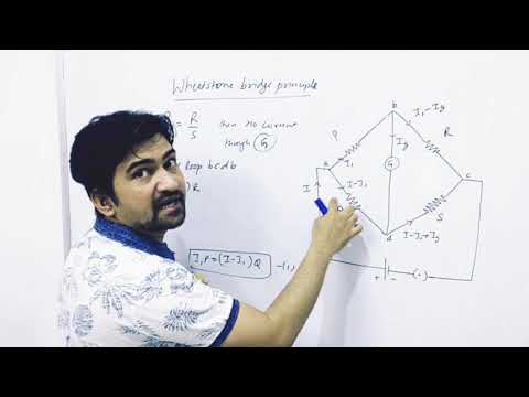 Class XII th : derivation of Wheatstone bridge principle - YouTube