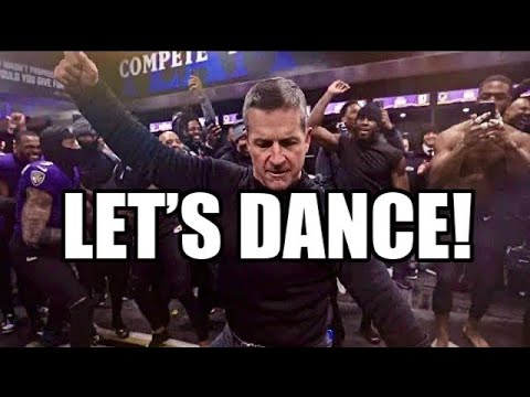 🕺🏾Baltimore Ravens, Jim Harbaugh, & Coaches DANCING CRAZY locker room ...