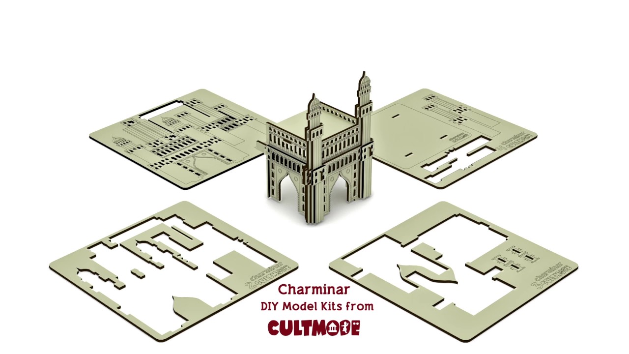 Charminar - model kit by Cultmode.in - YouTube
