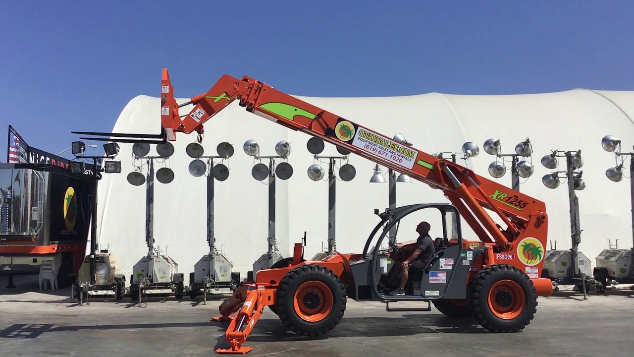 XTREME 12000LB XR1255 TELEHANDLER FORKLIFT----OTAY MESA SALES-----619 ...