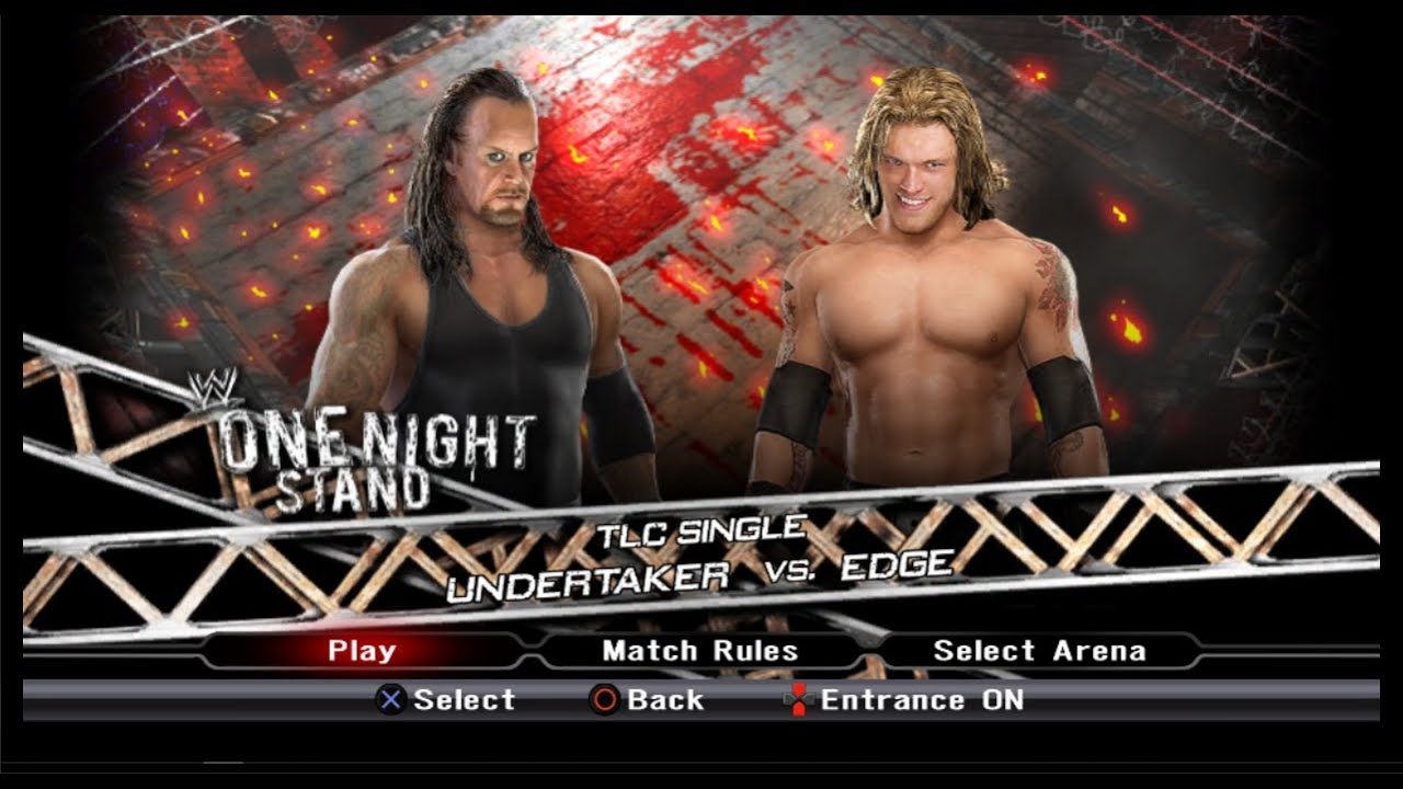 WWE - The Undertaker vs. Edge - TLC match (ALL COM) - One Night Stand ...
