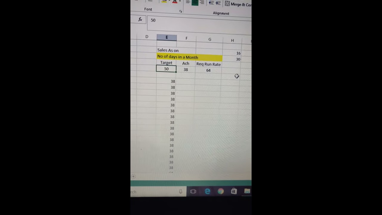 Required Run Rate Formula In Excel Explained For Achieving Sales Target Required Run Rate Formula In Excel Explained For Achieving Sales Target