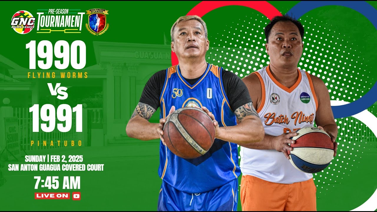 BATCH 1991 PINATUBO VS. BATCH 1990 FLYING WORMS | GNC ALUMNI LEAGUE PRE ...
