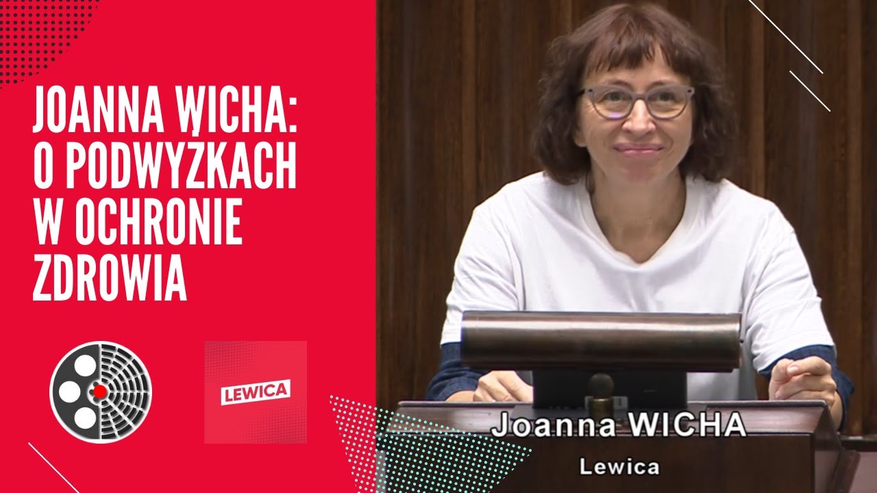Joanna Wicha - o podwyżkach w ochronie zdrowia - YouTube