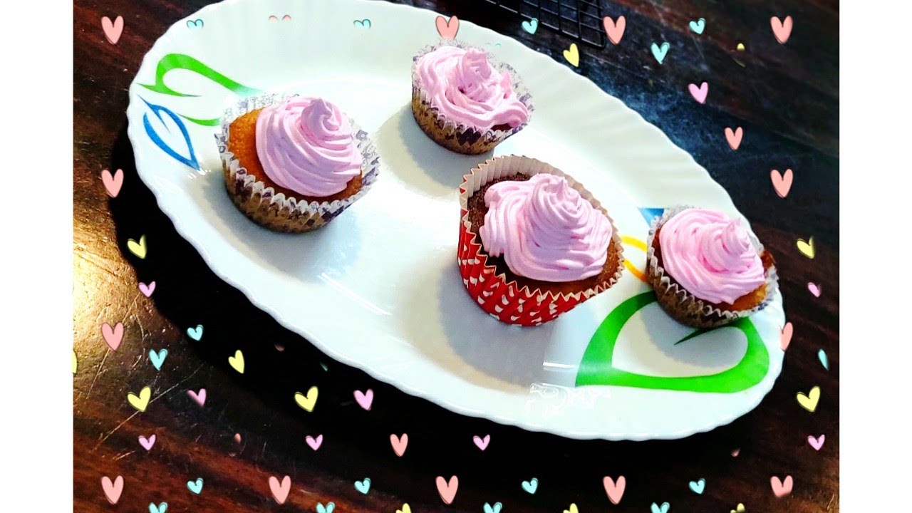 Cup Cake Recipe | Moist Vanilla Cup Cakes | How to make Cup Cakes at ...