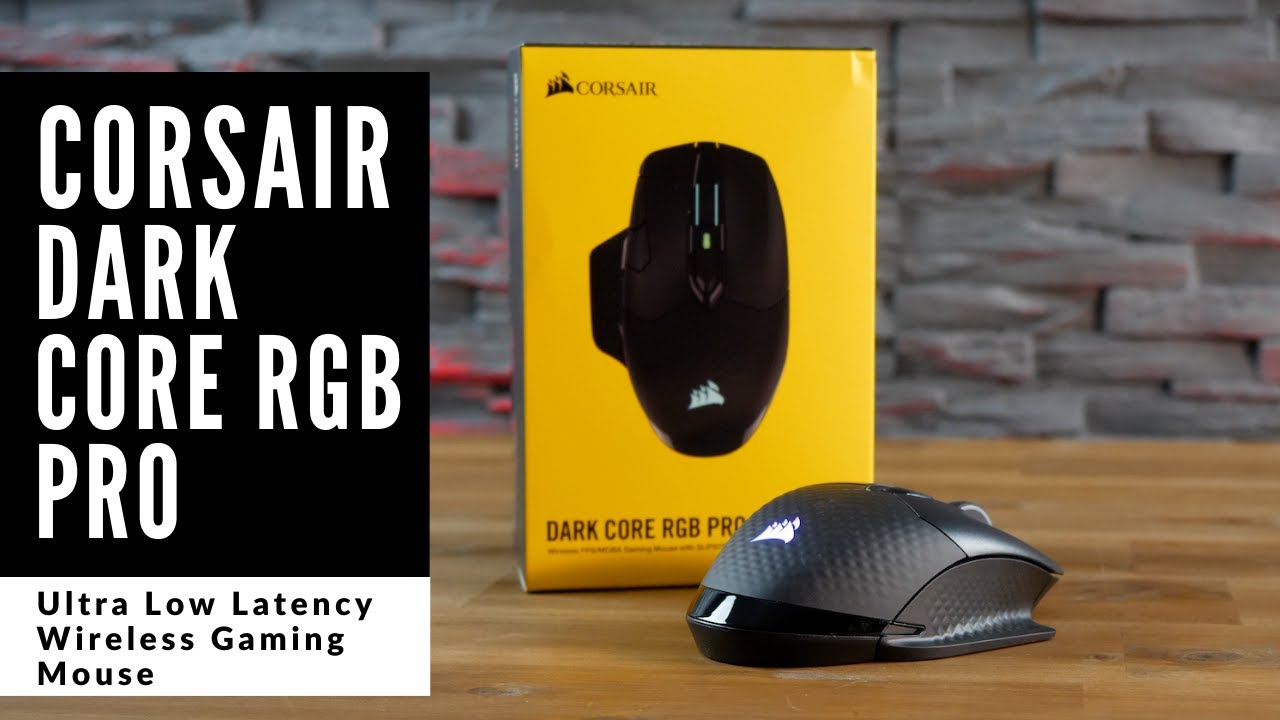 Corsair Dark Core RGB Pro Ultra Low Latency Wireless Gaming Mouse ...