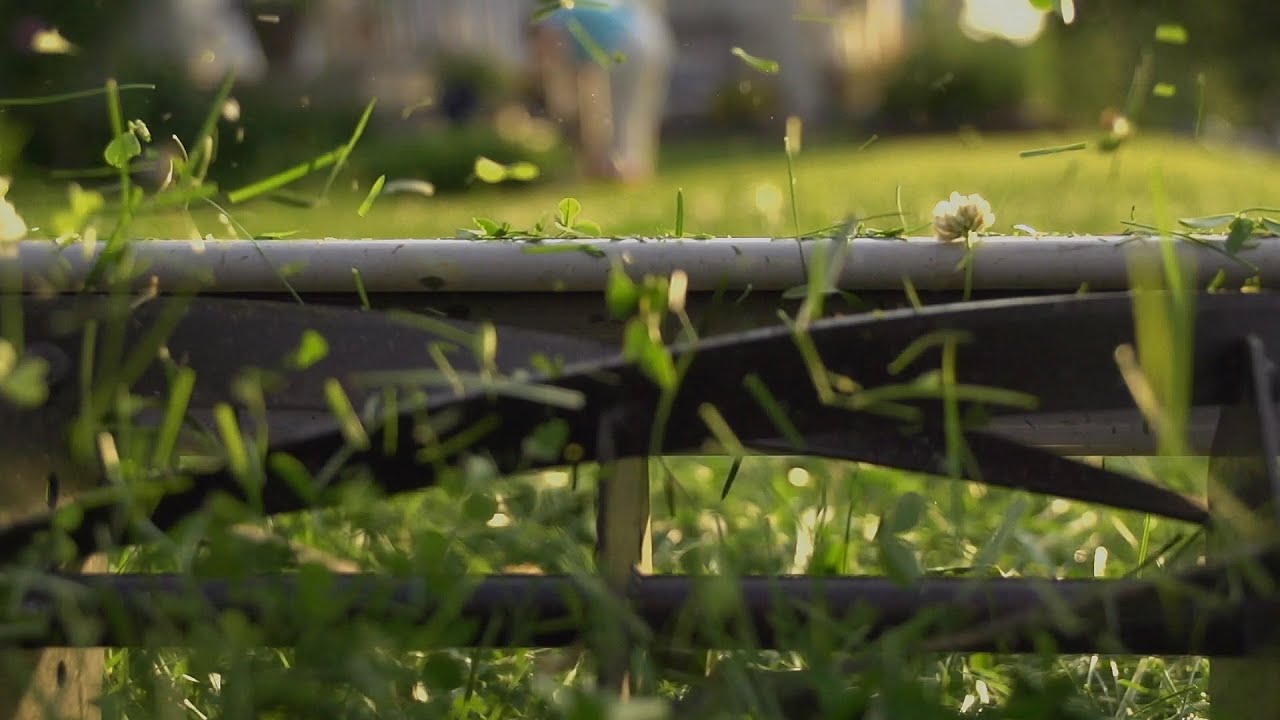Beachfront B-Roll: Slow Motion Push Mower (Free to Use HD Stock Video ...