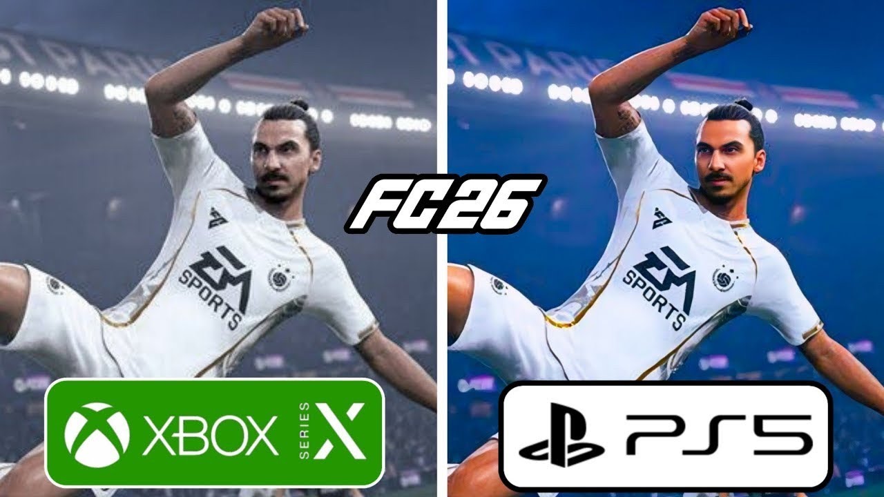 EA Sports FC 26 PS5 vs Xbox Series X Graphics Comparison - YouTube