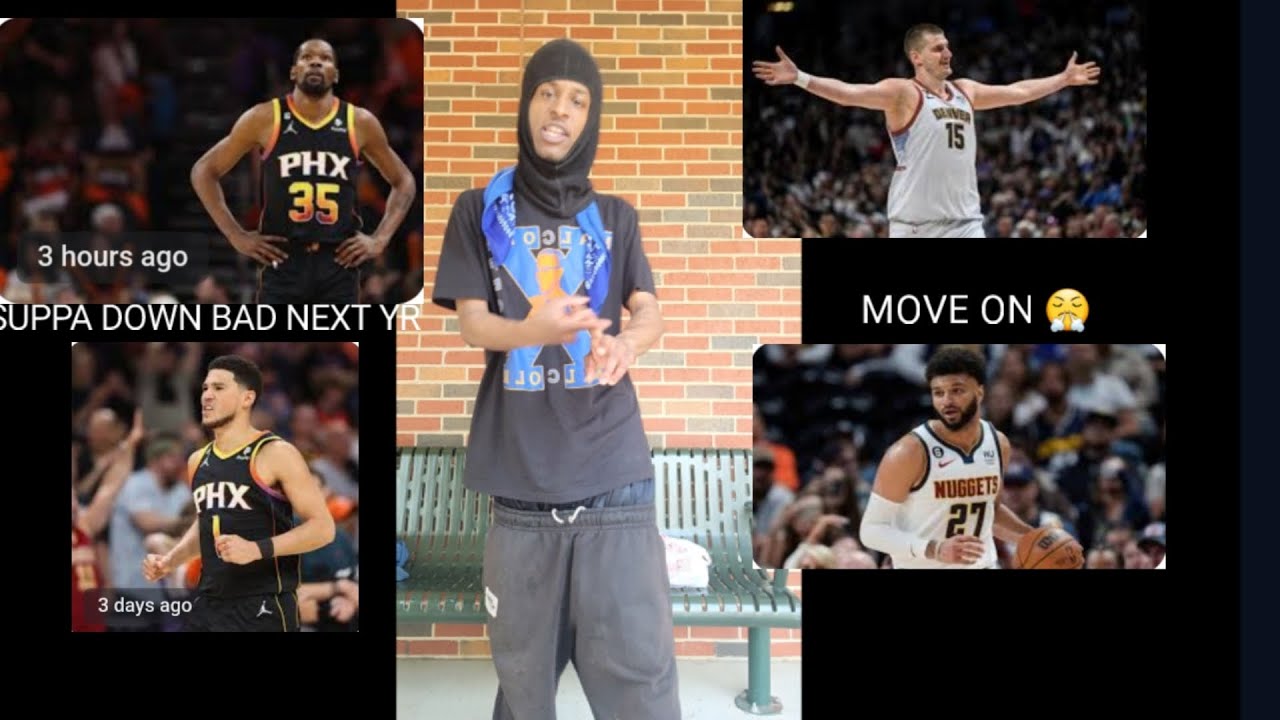 KEVIN DURANT AN DEVIN BOOKER SUPPA DOWN BAD #1 NUGGETS VS #4 SUNS ...