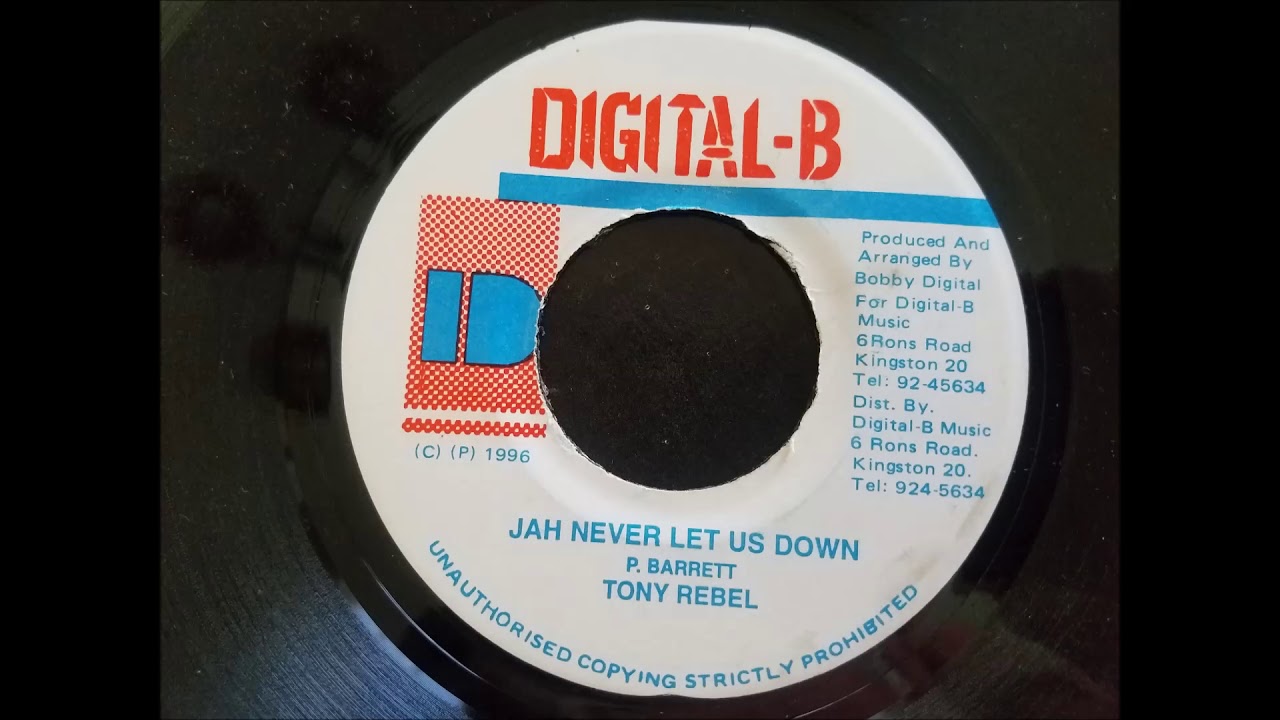 Tony Rebel Jah Never Let Us Down Digital B 7 1997 YouTube tony-rebel-jah-never-let-us-down-digital-b-7-1997-youtube