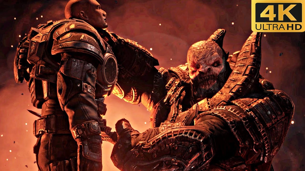 General RAAM kills Kim cutscene | Gears of War Ultimate Edition 4K ...