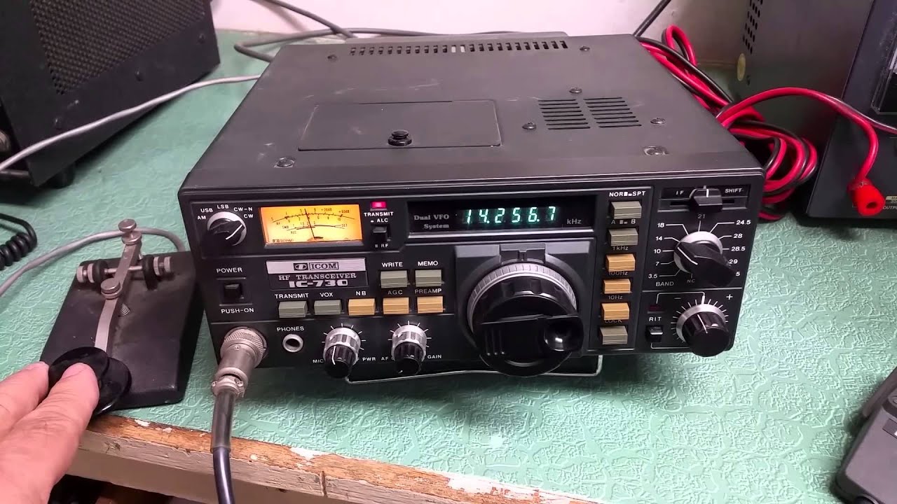 icom ic-730 - YouTube