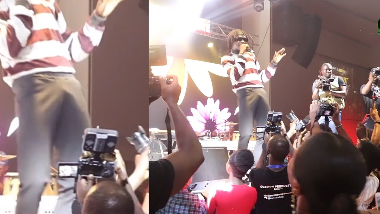 FireBoy on stage Performing jealous - (MUST WATCH) - YouTube