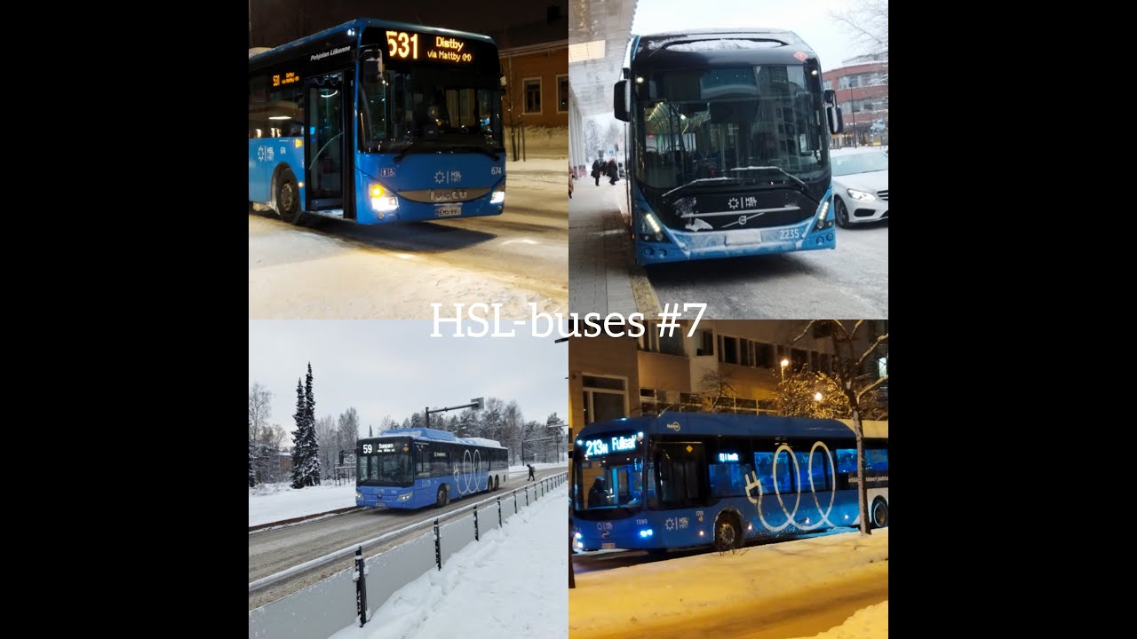 HSL-alueen busseja #7 - YouTube