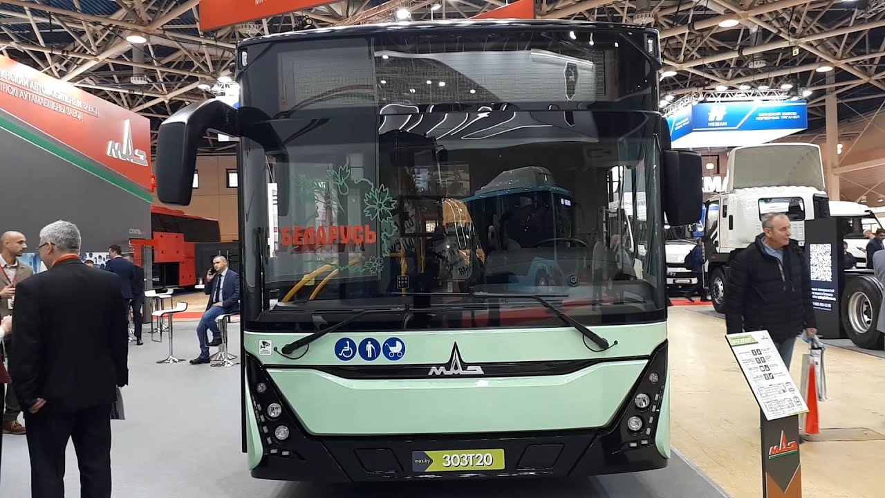 Новый троллейбус из Беларуси! МАЗ 303Т20 \MAZ 303T20 new trolleybus ...
