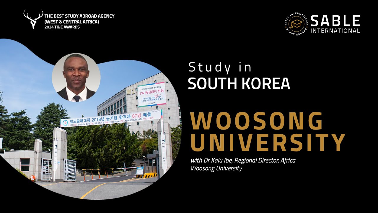 Study in South Korea with Woosong University | Sable Webinar | 19th ...