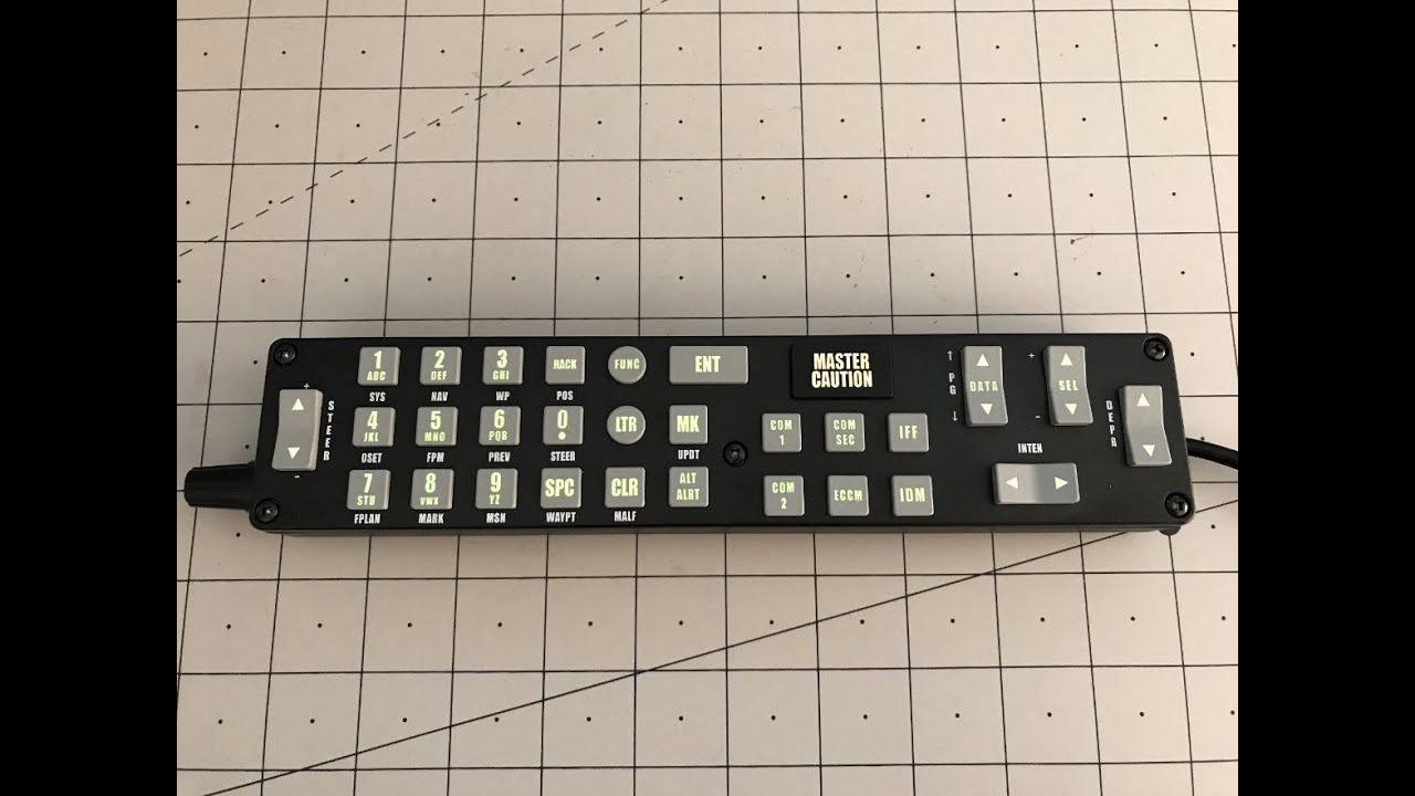 Buddy-Fox A-10C UFC Up Front Controller - YouTube