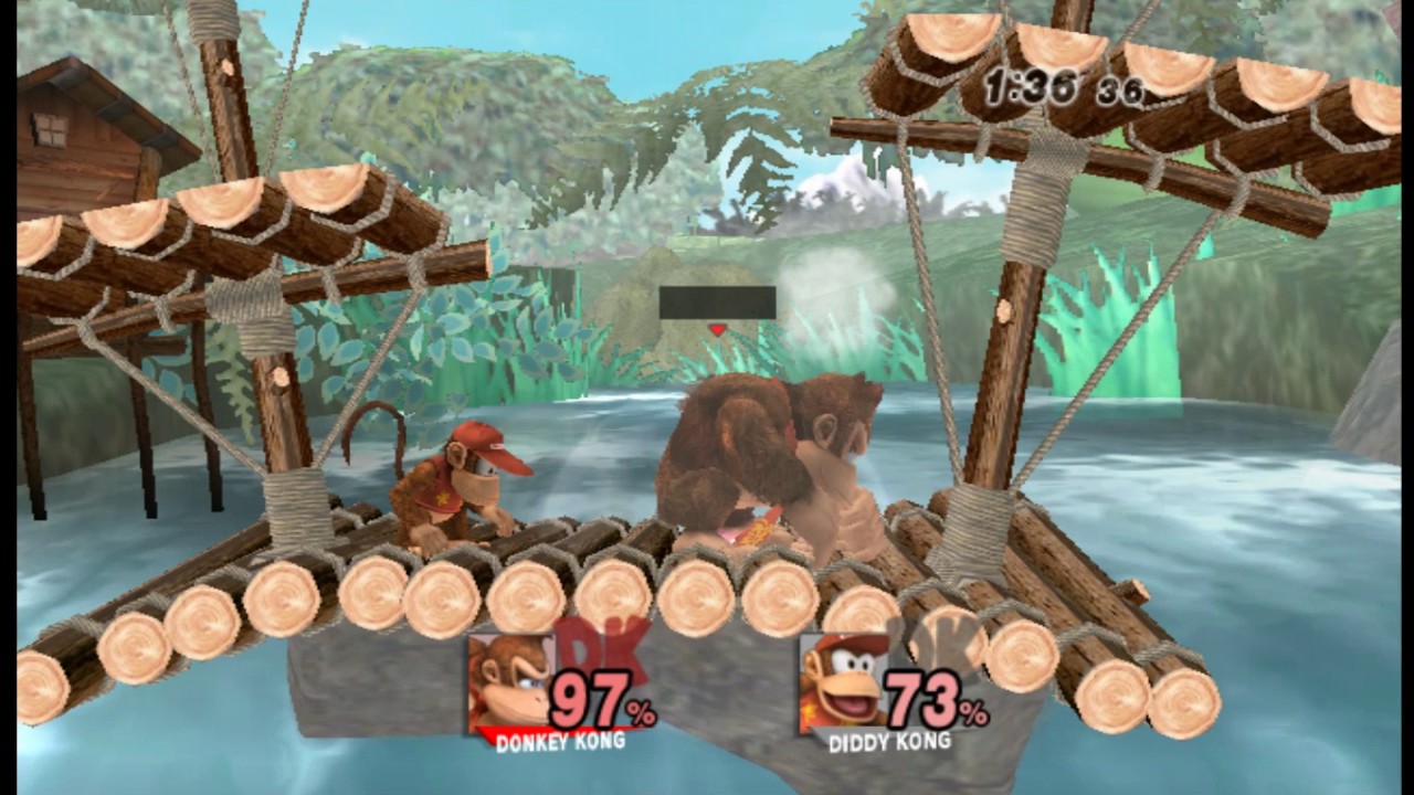 (Super Smash Bros. Brawl Hacks) Stage - Melee - Kongo Jungle Revamp ...