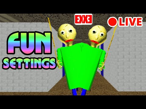 Baldi's Basic: Fun Settings - YouTube
