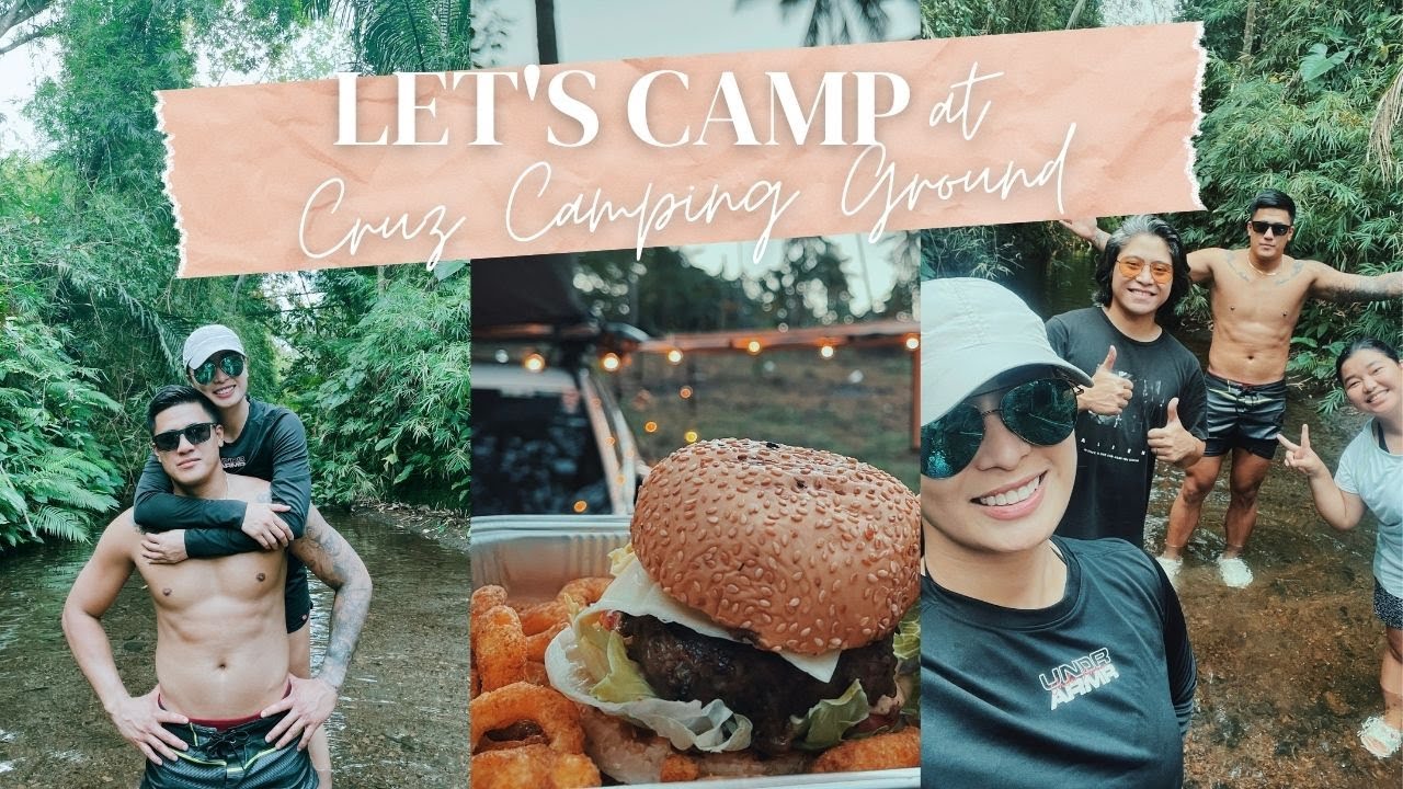 RELAXED CAMPING AT CRUZ CAMPING GROUND | Mosh Cruz ♡ - YouTube
