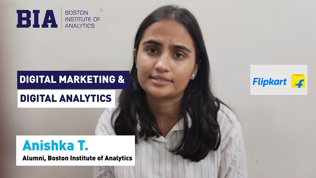 Anishka’s Digital Marketing Course Success Story | From BIA to Flipkart ...
