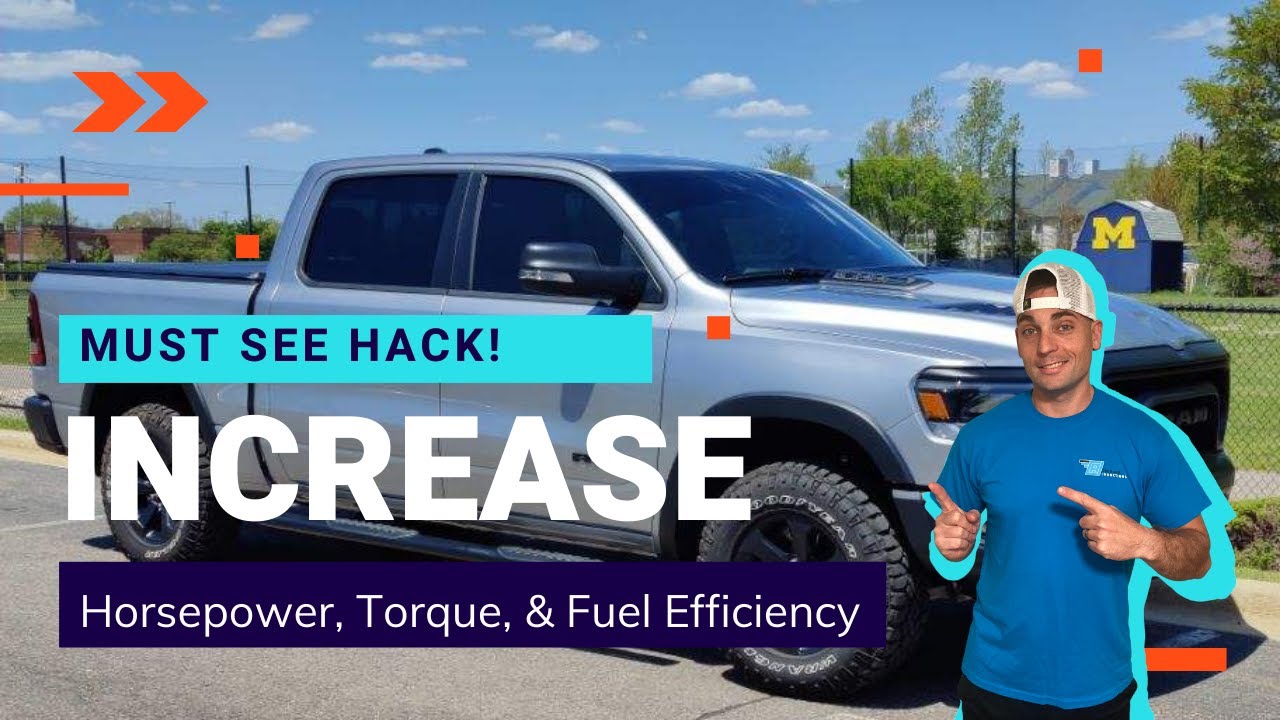 MUST SEE HACK! Increase your Horsepower, Torque, and Fuel Efficiency ...