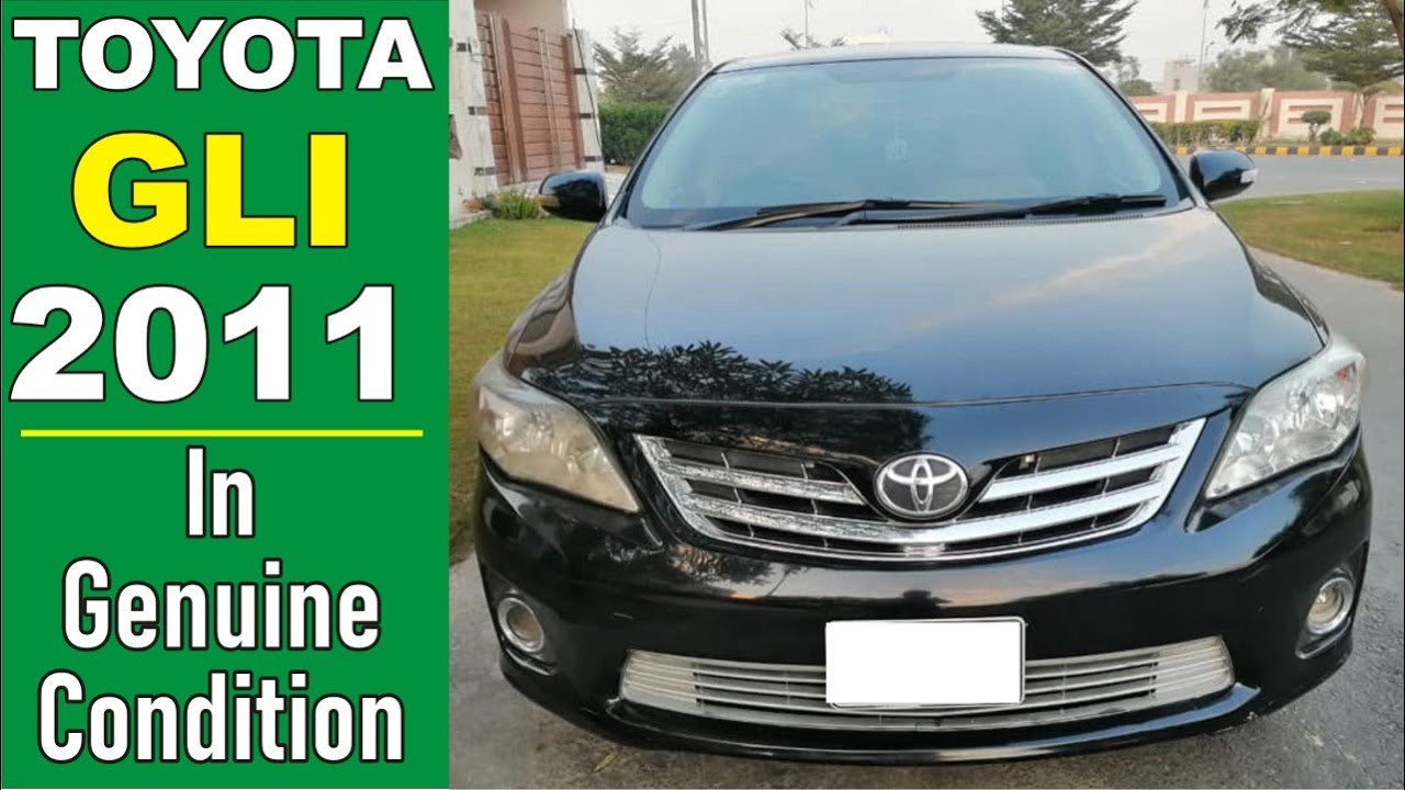 Toyota GLI 1.3 Model 2011 Walk Around by Car Mate PK - YouTube