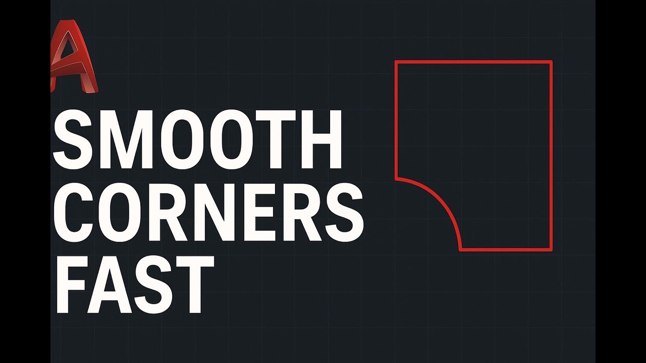 Smooth Corners Fast in AutoCAD — The Secret to Clean Geometry! - YouTube