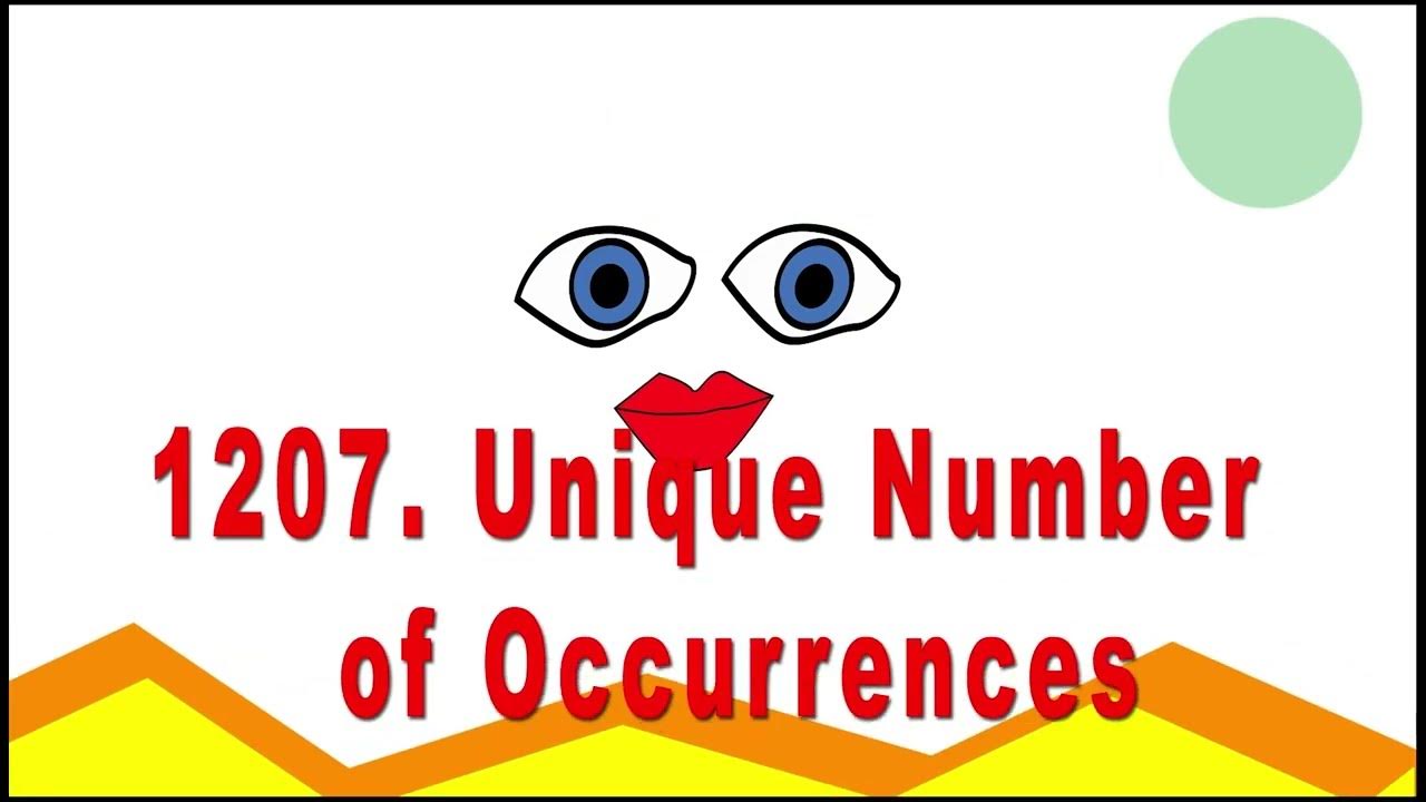 Fast and Simple Top Interview Question Solution - 1207. Unique Number ...