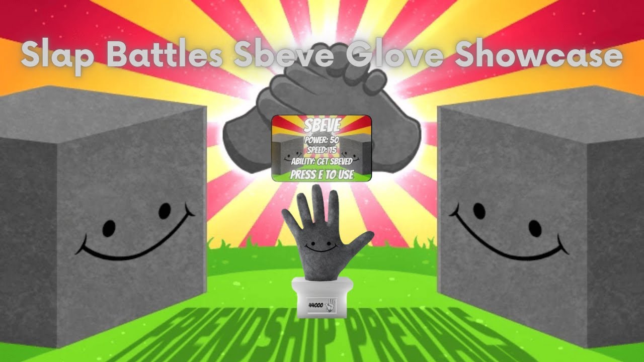 Slap Battles: Sbeve Glove Showcase - YouTube