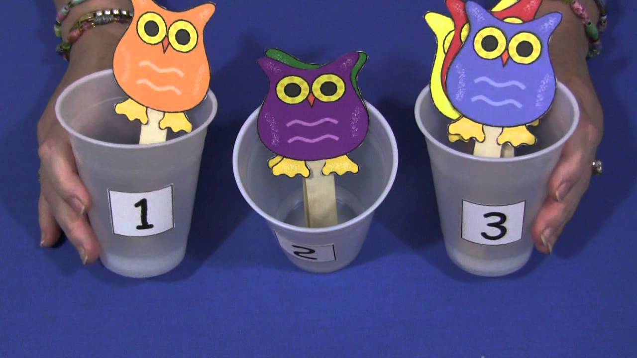 Owl Counting Cups - YouTube