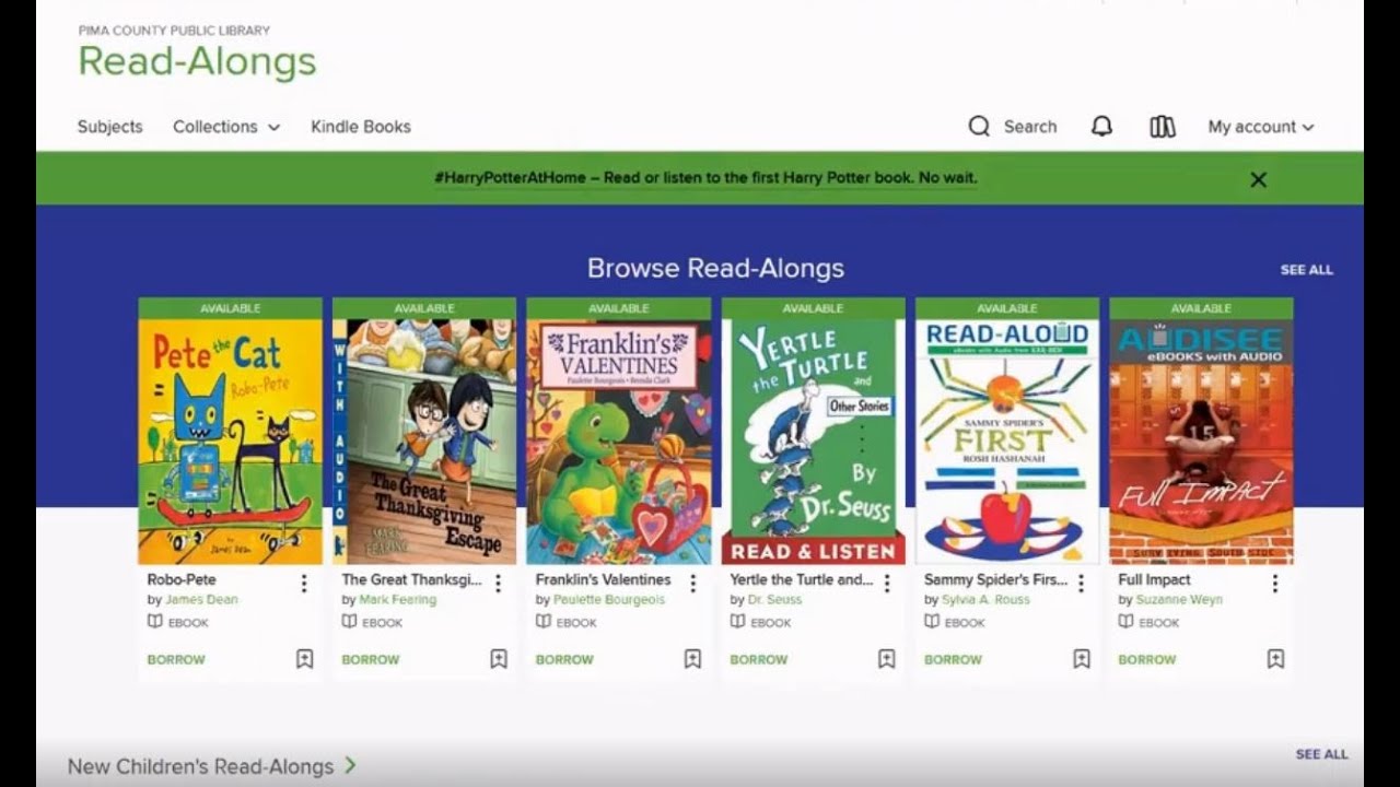 OverDrive Read-A-Longs - YouTube