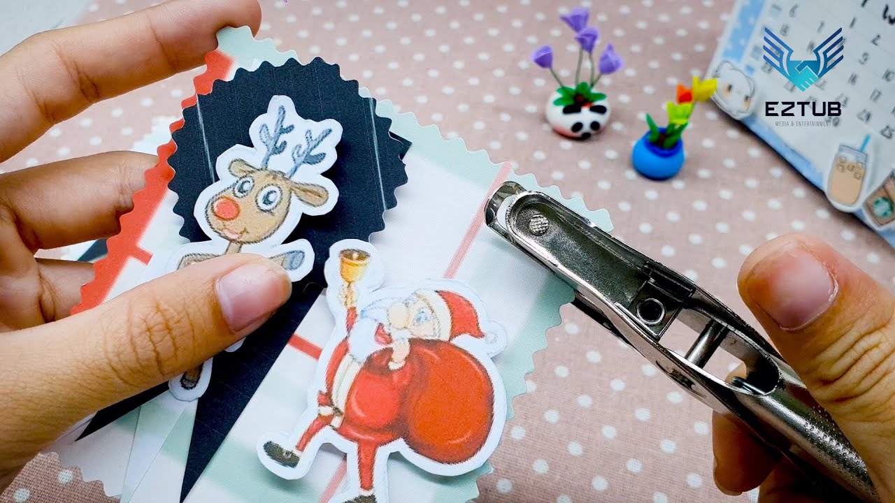 Holiday Cheer with Send Christmas Wishes Card | Decorating Santa Claus ...