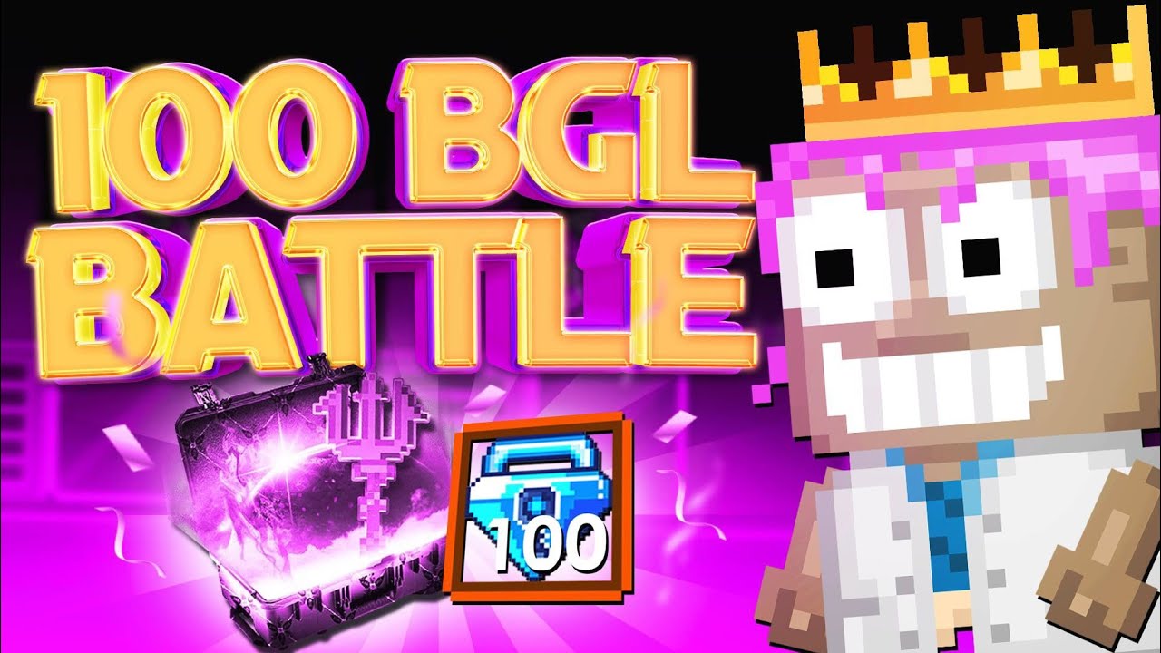 100 Bgl Battle İnsane Win On New Website | Growtopia - YouTube