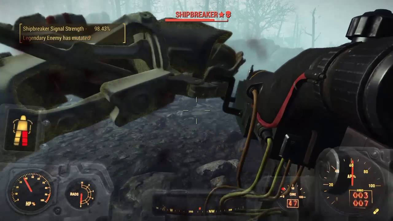 Fallout 4-taking on shipbreaker - YouTube