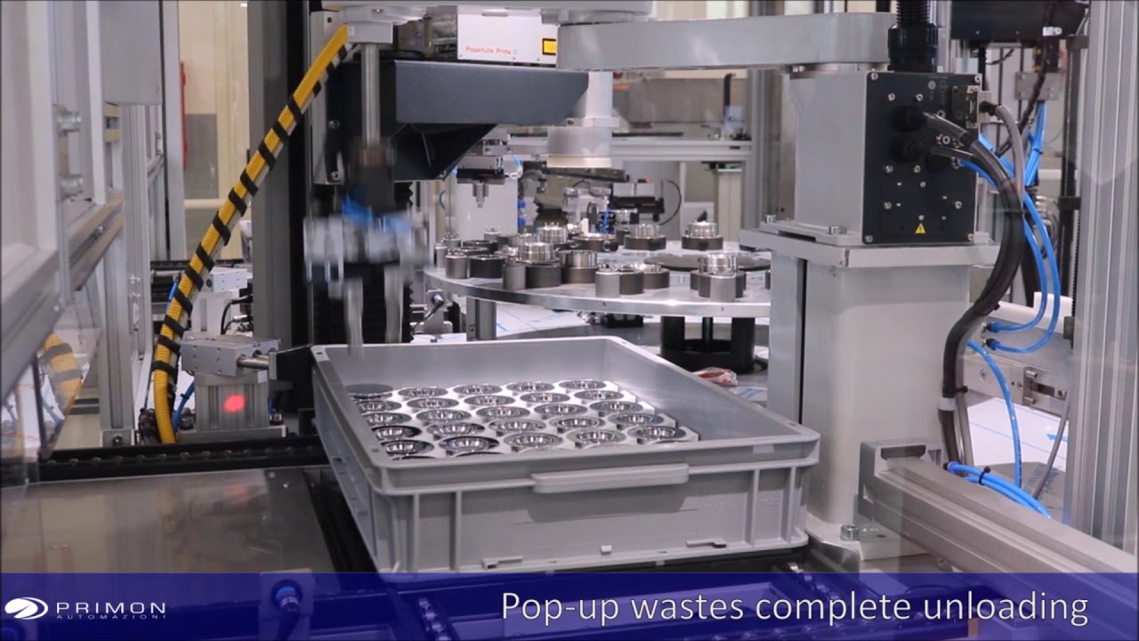 Assembling machine for pop-up wastes - YouTube