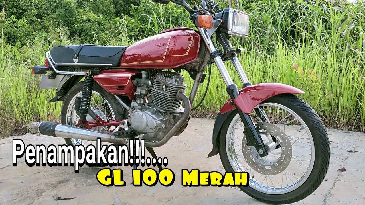 gl100 merah habis di cat//bagaimana perubahannya - YouTube