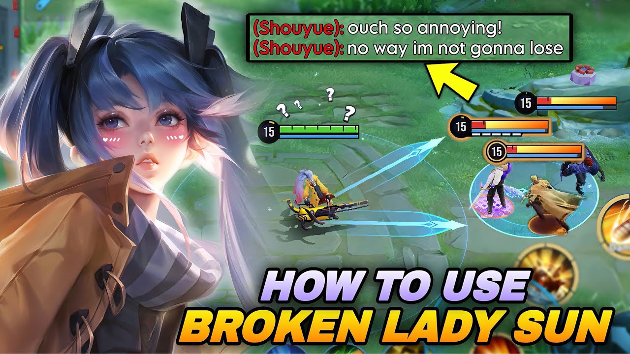 THIS IS HOW TO USE LADY SUN PROPERLY IN HIGH RANK! | LADY SUN BUILD ...