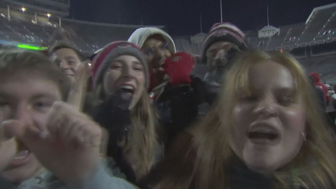 VIDEO | Hundreds of Buckeye fans storm Ohio Stadium after Ohio State ...