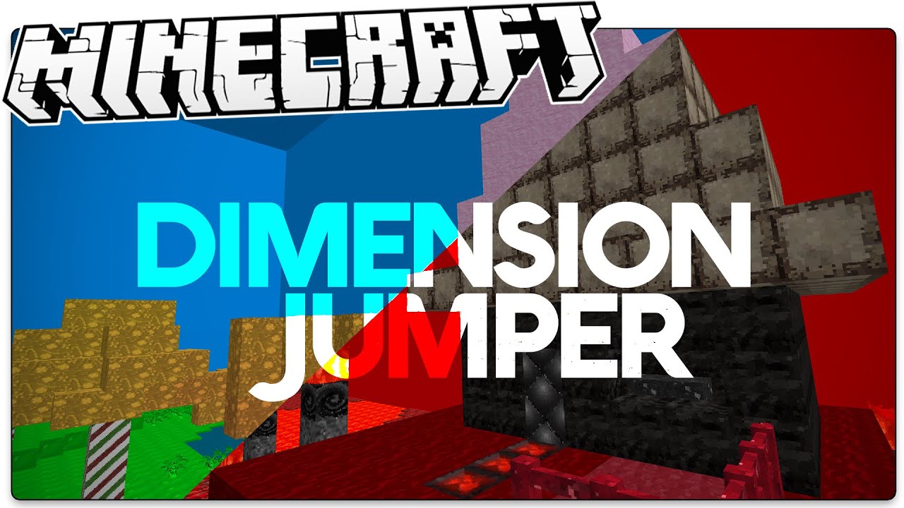 Minecraft | DIMENSION JUMPER | Identical Worlds, One Good, One Evil ...