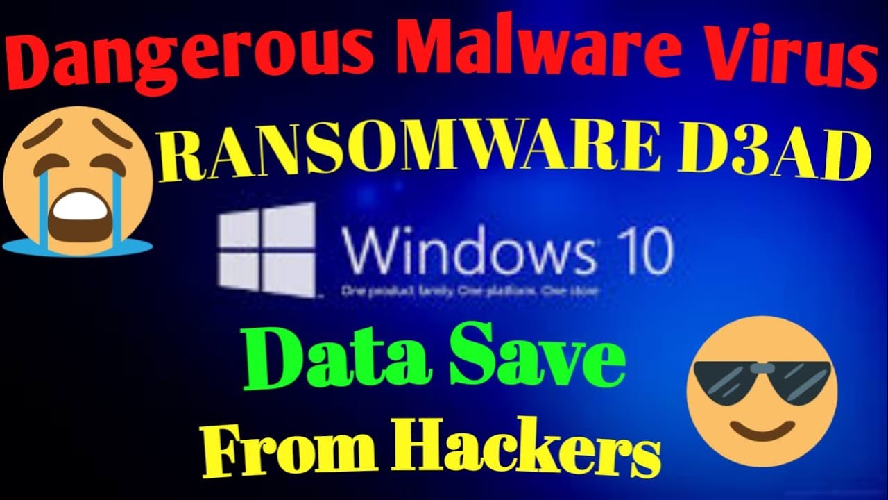 D3AD Ransom Virus Se Data Kaise Bachaye | Dangerous Encrypted Ransom ...